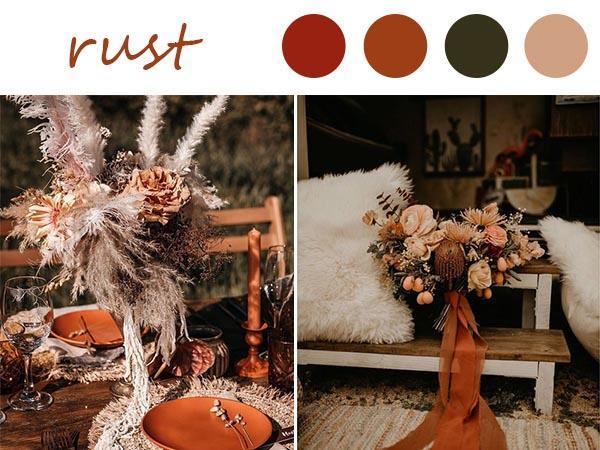 12 Wonderful Fall Wedding Colors With Rust And Bronze – Clear Wedding ...