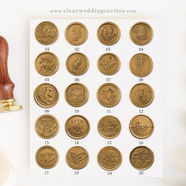wax seals for wedding invitations – Clear Wedding Invites